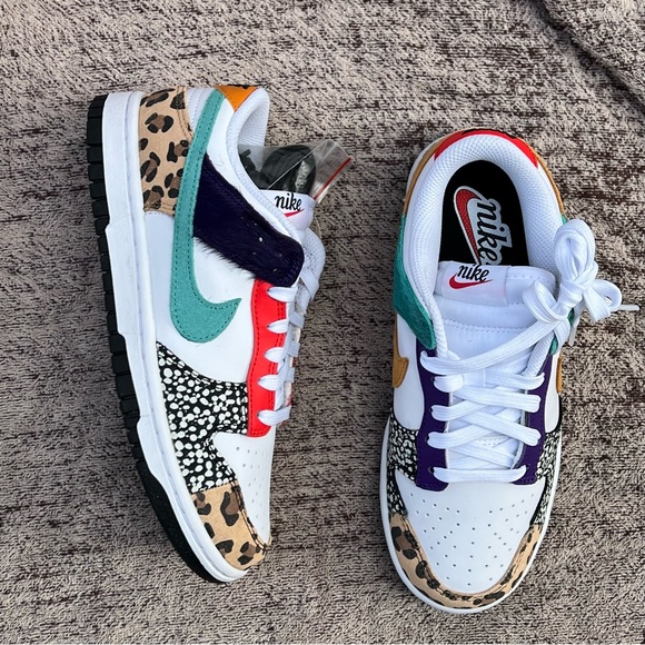 Nike | Shoes | Nike Dunk Low Se Safari Mix 222 Womens Dn386600 | Poshmark